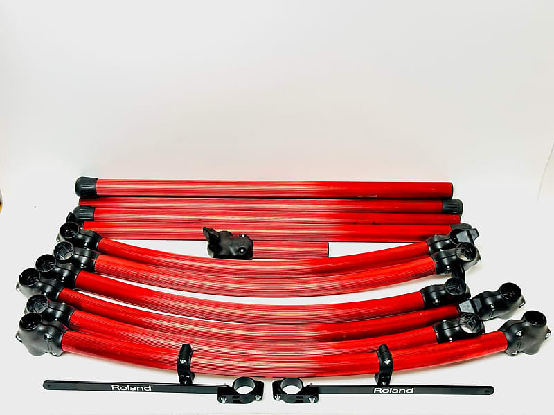 Roland MDS-10 Large Red Drum Rack for V-Drum Kit | Reverb