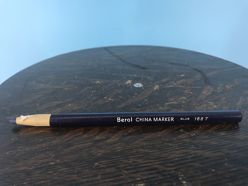 Berol 168T Blue China Markers - Box of 12 | Reverb