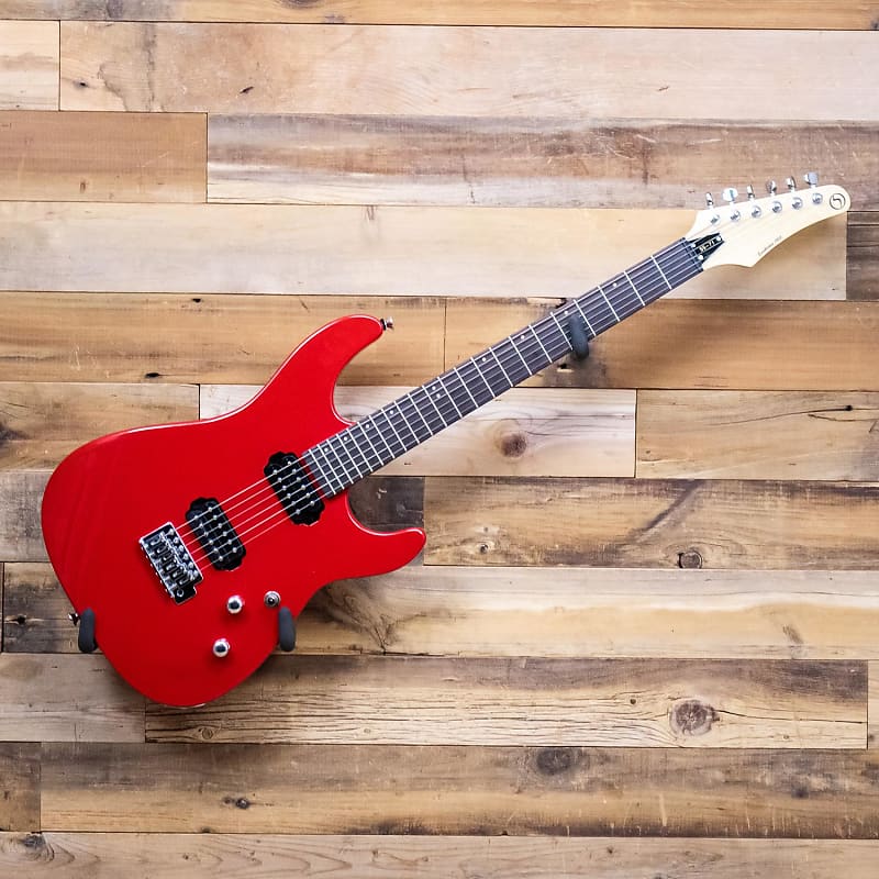 Samick SS71 (SS-71) HH Solid Body Electric Guitar, Red | Reverb