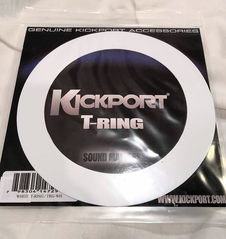 KickPort TRG-WH White KickPort T-ring FREE Shipping! | Reverb