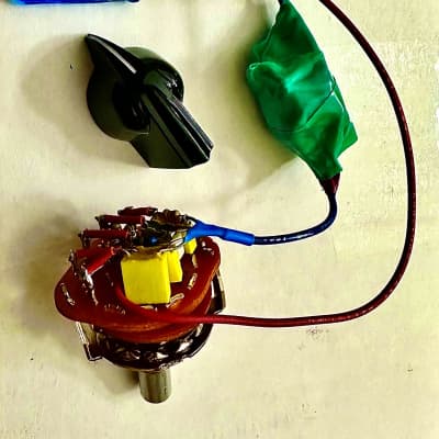 Bass Guitar Loaded Varitone Switch 6-way Alpha rotary switch | Reverb