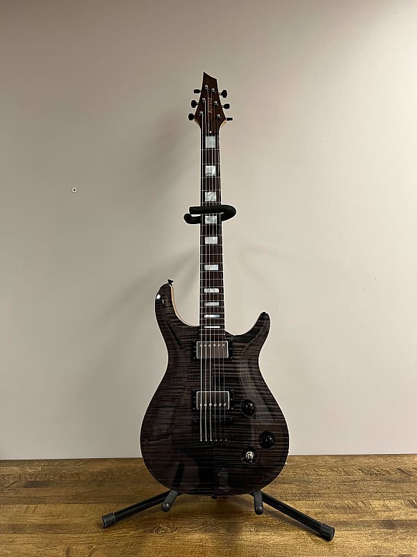Kiesel CT6 California Carved top 2020 Black trans Stain | Reverb