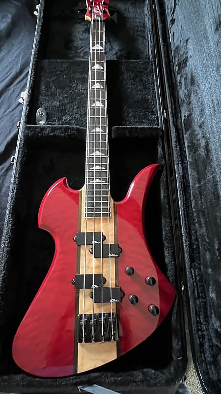 BC RICH HERITAGE CLASSIC MOCKINGBIRD BASS 2010's Translucent | Reverb