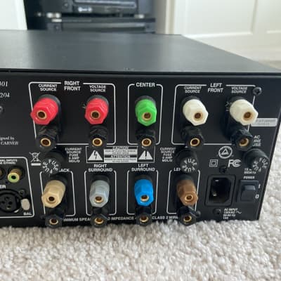 Bob Carver Sunfire TGA-7401 7-channel amplifier 400wpc | Reverb