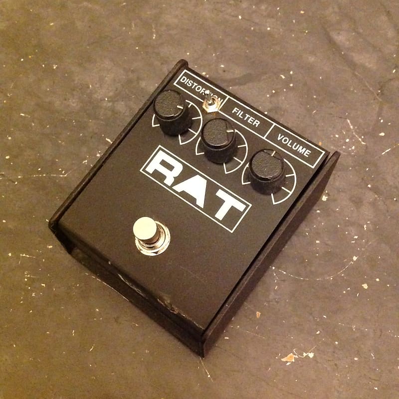 ProCo RAT 2 (Sloped Box) 2000s Black Clipping Mod and LM308 | Reverb