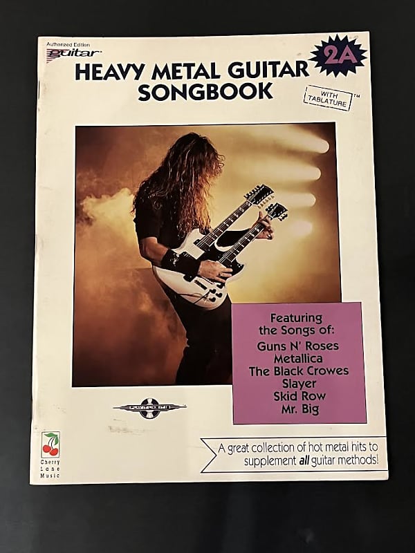 Music Heavy Metal Guitar Songbook 2A Tab Book | Reverb