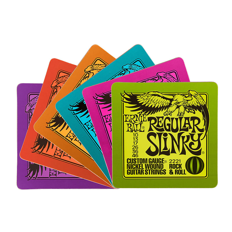 Ernie Ball Slinky Coasters 6-Pack | Reverb