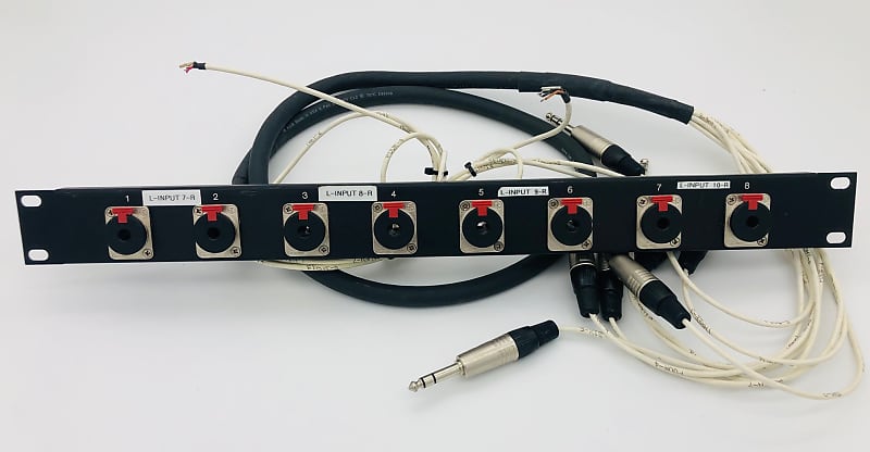 Rack mount 1/4" audio jack panel 1/4" mid 2000s | Reverb
