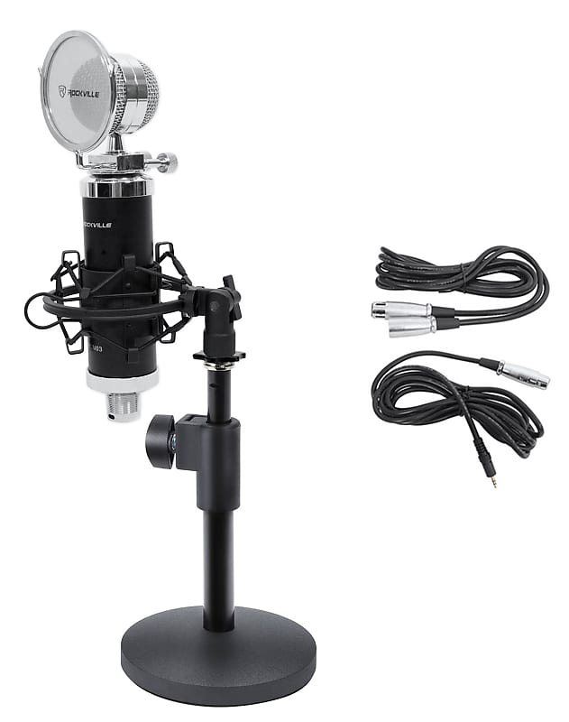 Rockville RCM03 Studio Podcast Recording Microphone +Samson | Reverb