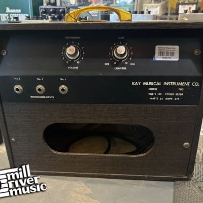 Kay Model 703 Vintage Tube Combo Realistic Speaker Serviced | Reverb