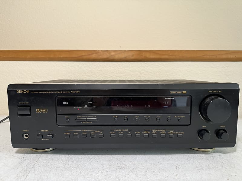 Denon AVR-1600 Receiver HiFi Stereo Vintage 5.1 Channel Home | Reverb