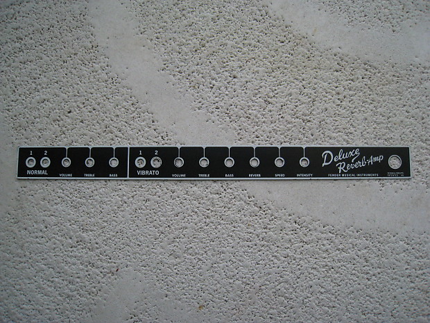 Fender Deluxe Reverb Faceplate | Reverb