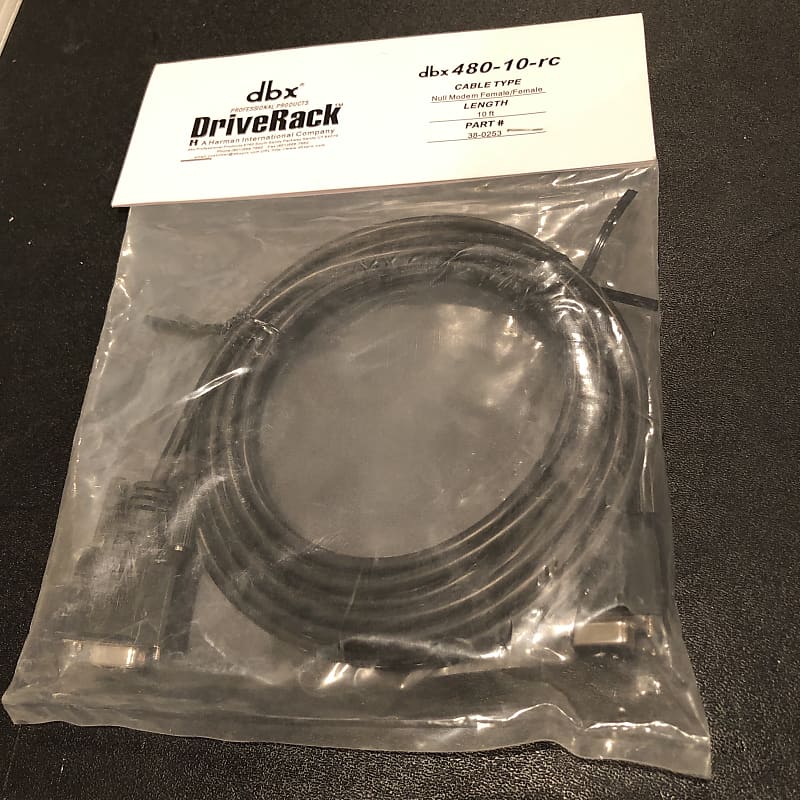 dbx DriveRack Null Modem Female/Female cable dbx480-10-rc | Reverb