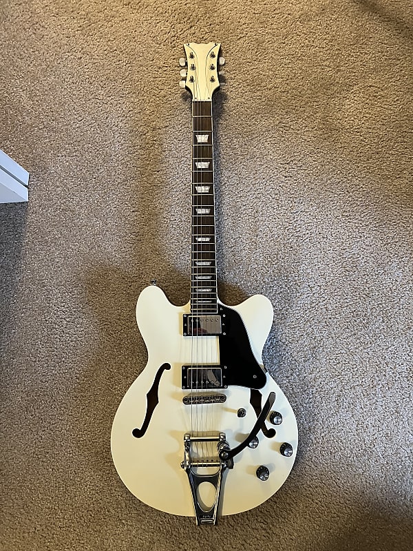 Sublime Guitars Chieftain Deluxe - White w/ many upgrades! | Reverb