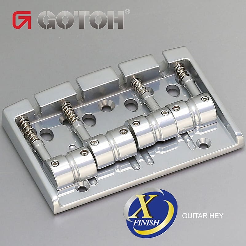 NEW Gotoh 404SJ-4 4-String Bass Bridge MULTI TONAL Steel | Reverb