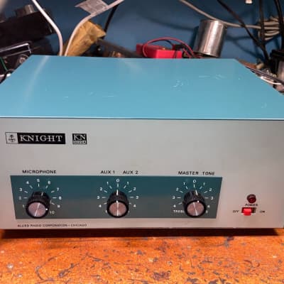 Knight KN-3220A 20 Watt Tube Amplifier, Works and Sounds Good | Reverb
