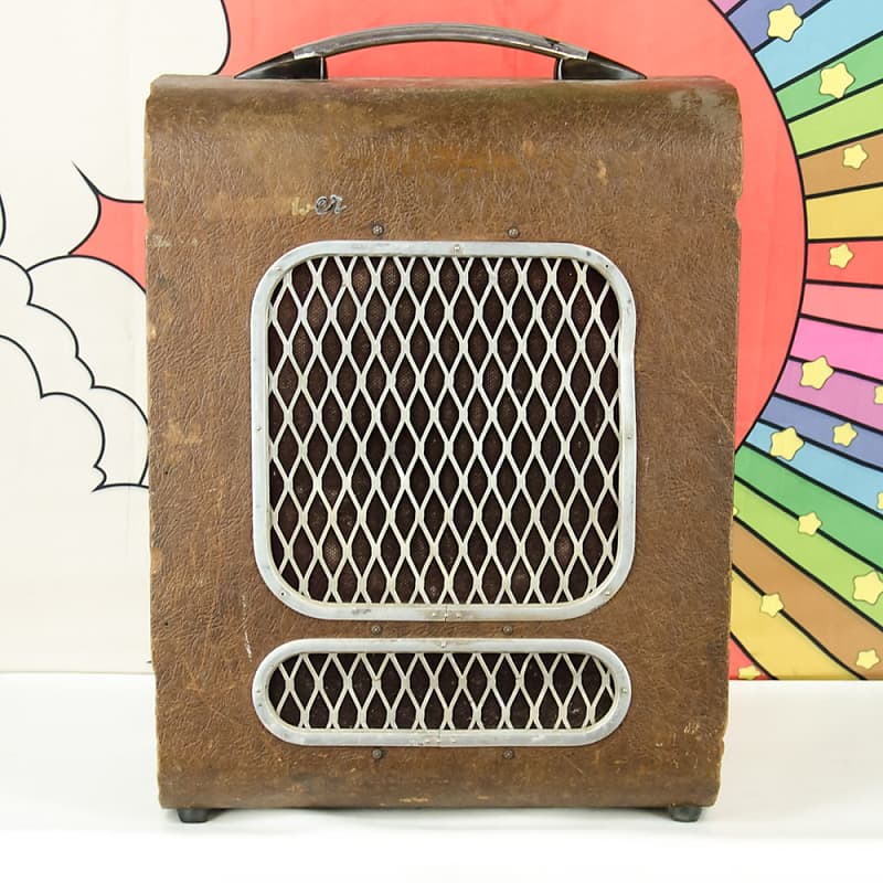 Vintage 1940's Ampower Model 80 Gutiar Amp, All Tube | Reverb