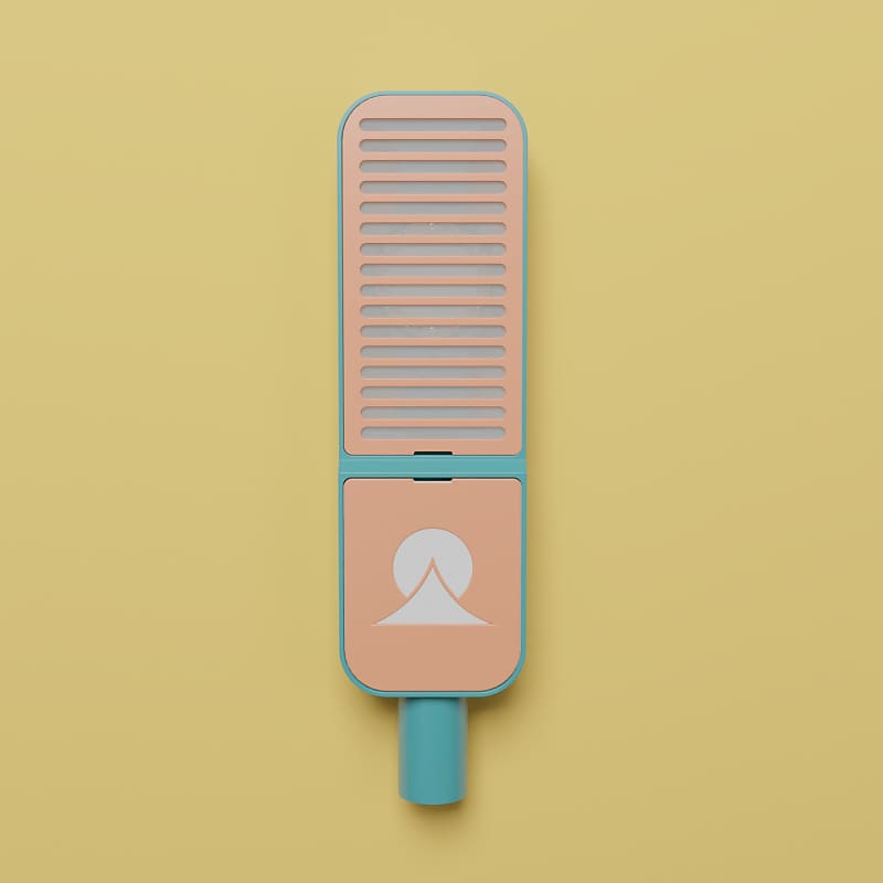 Ohma Condenser Microphone / Stripes / Teal / Apricot | Reverb