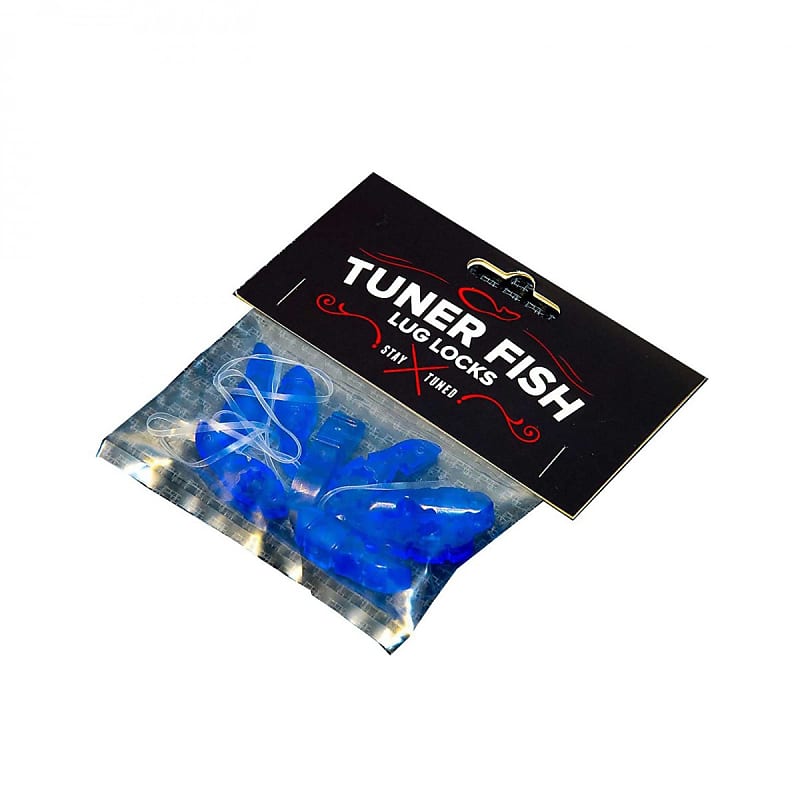 Tuner Fish Lug Locks, Blue, 8 Pack | Reverb UK