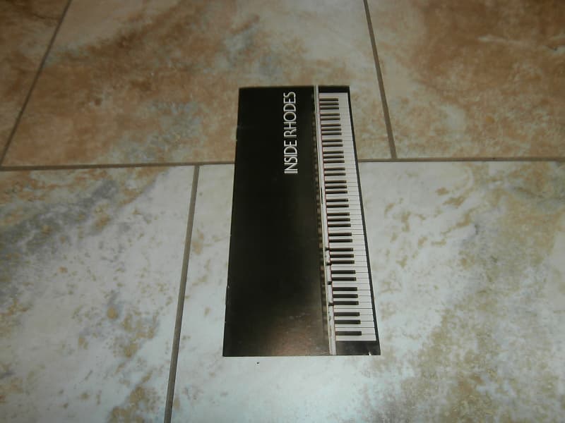 Vintage 1978 "Inside Rhodes" Rhodes Piano Information | Reverb