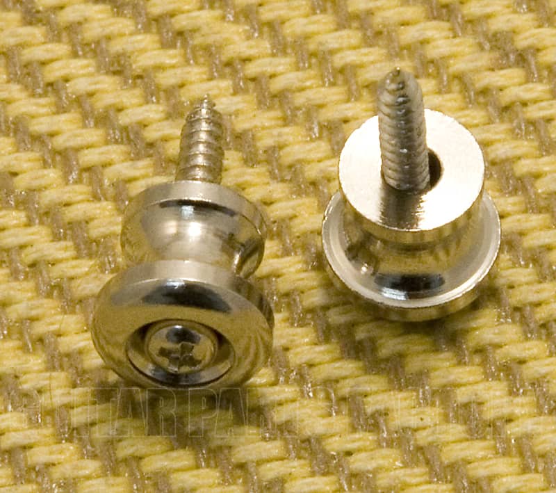 HE001-NK Small Nickel Mandolin / Ukulele Strap Buttons | Reverb UK