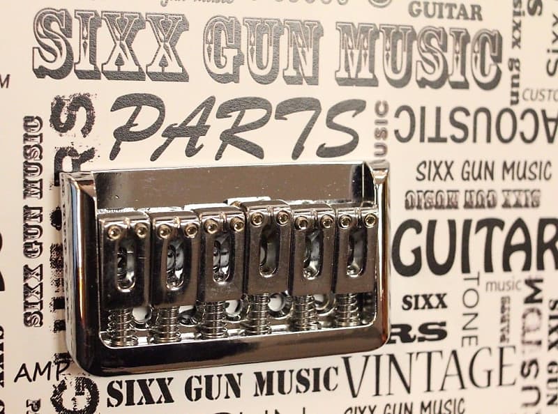 SGM Hardtail Guitar bridge, String through for Fender Strat, | Reverb