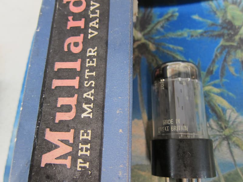 Vintage Mullard GZ34 5AR4 Rectifier Tube Early Fat | Reverb Australia