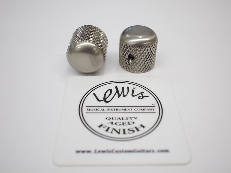 Gotoh - Dome Knobs - Nickel - Tele -Strat - Fender | Reverb