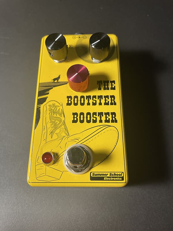 Summer School Electronics Bootster Booster Yellow | Reverb