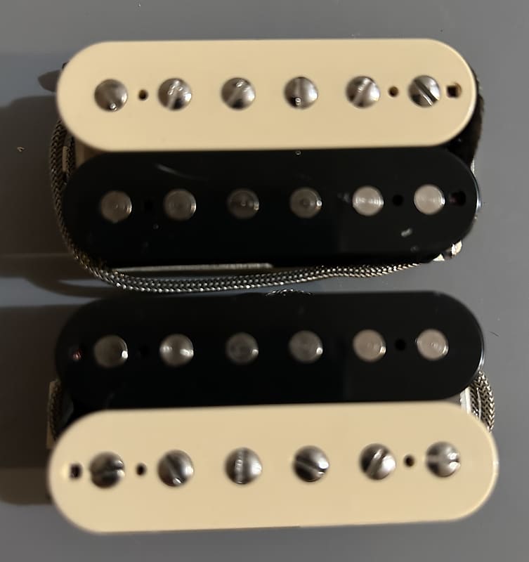 Mojotone ‘59 Clone Low Output Pickup Set - Zebra | Reverb