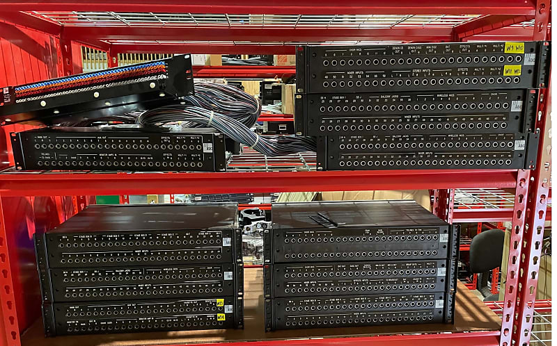 ADC 1/4" Audio Patchbays, Cables, and Punch Tool | Reverb