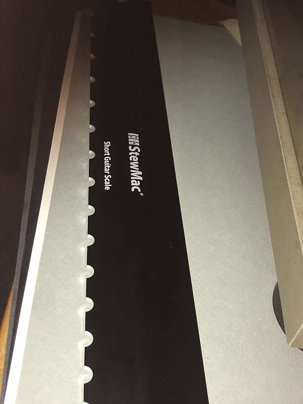 StewMac 2-in-1 Precision Notched Straight Edge | Reverb