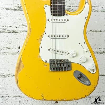 Nate's Relic USA Strat Style Guitar Butterscotch Yellow | Reverb