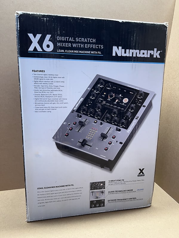 Numark X6 2010 Silver and Black | Reverb