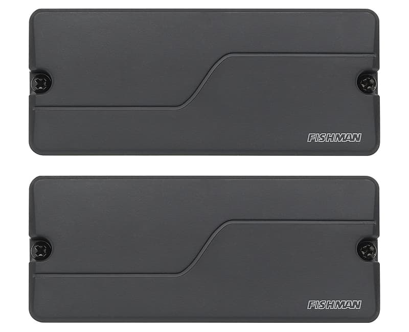 Fishman Fluence Modern 7-String Humbucker Set - Black Plastic | Reverb