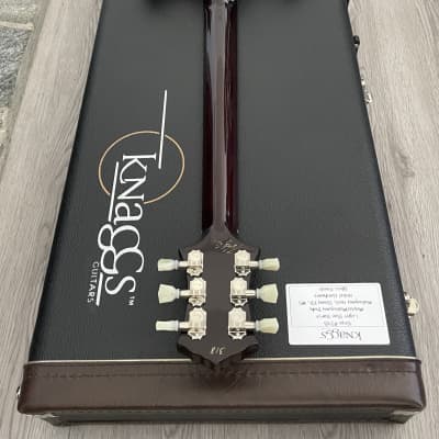 Knaggs Keya 2023 - Light Blue Burst Flame Top Electric Guitar | Reverb