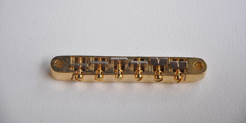 Epiphone BR-EG Guitar Tune-O-Matic Gold Guitar Bridge for | Reverb