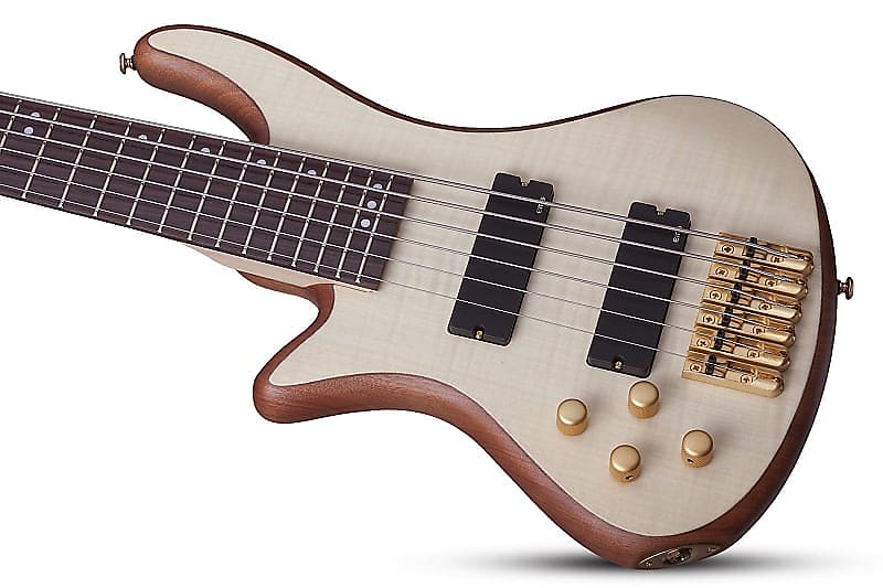 Schecter Stiletto Custom-5 LH, Natural Satin | Reverb UK