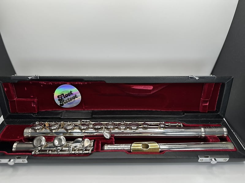 Armstrong Sterling Silver Open Hole French Intermediate Flute | Reverb
