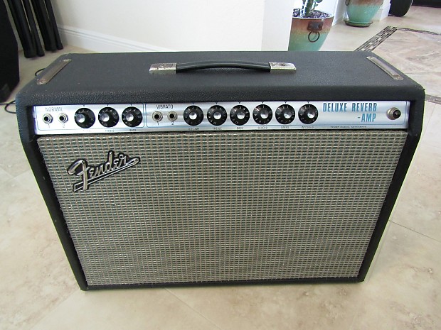 1969 Fender Deluxe Reverb AB763 Blackface circuit | Reverb