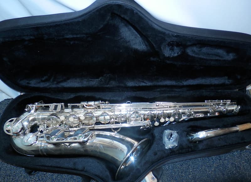 JZ Model # TSS Silver Tenor Saxophone with gig bag and | Reverb