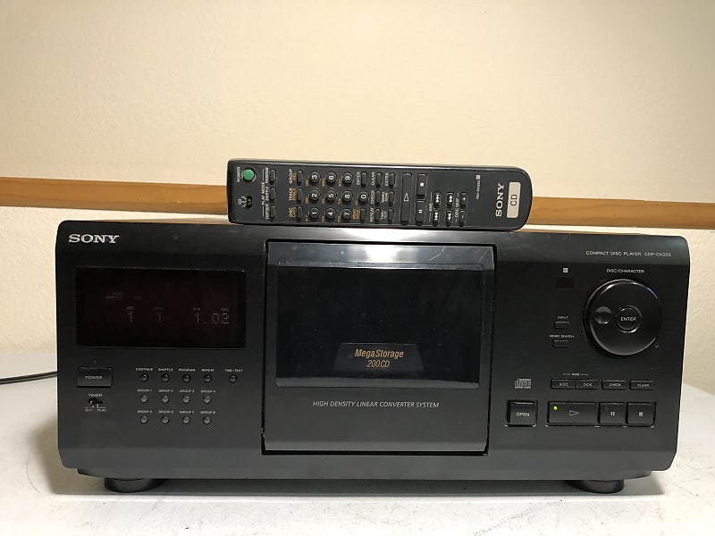 Sony CDP-CX255 CD Changer 200 Compact Disc Player HiFi Stereo | Reverb
