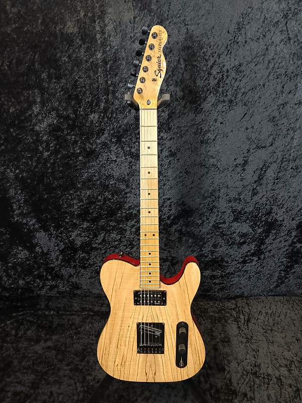Squier Contemporary Telecaster RH Exotic - Spalted Maple | Reverb