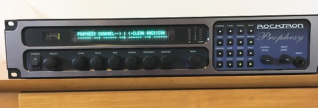 Rocktron Prophesy Rackmount Guitar Preamp and Multi FX | Reverb UK
