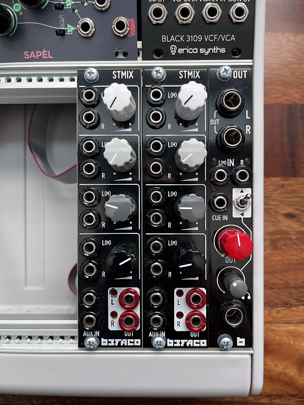 2x Befaco STMix 4-Channel Stereo Mixer | Reverb