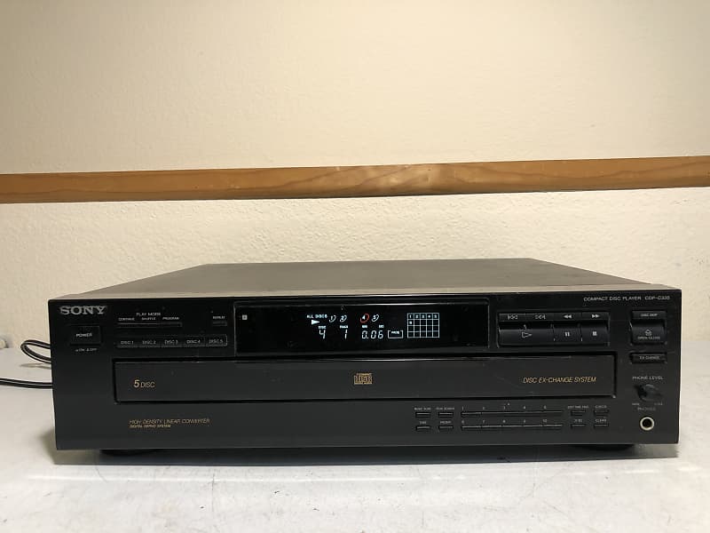 Sony CDP-C335 CD Changer 5 Compact Disc Player HiFi Stereo | Reverb