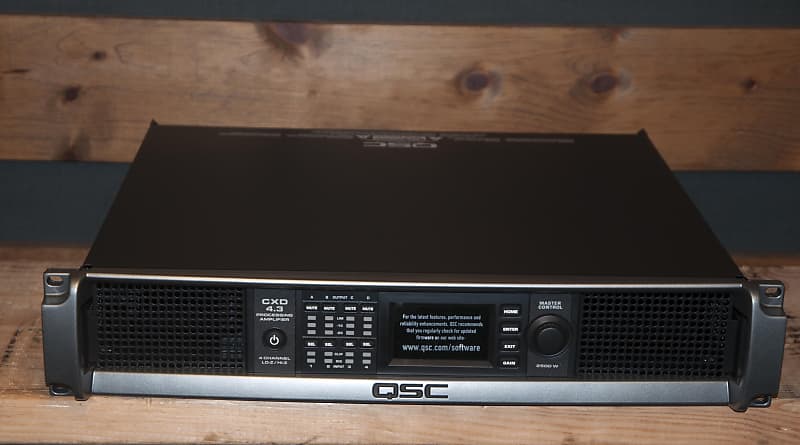 QSC CXD4.3 5000W 4-Channel Amplifier | Reverb