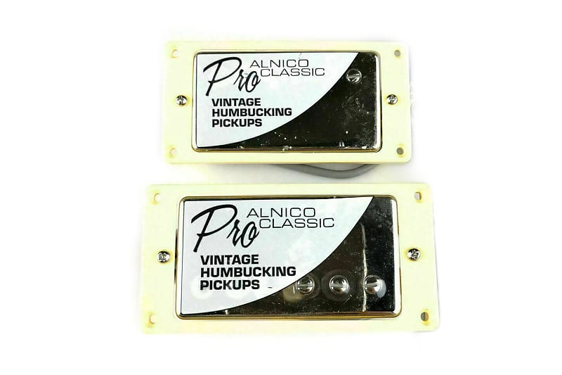 Epi Probucker pickups with wiring harness Alnico Classic coil | Reverb