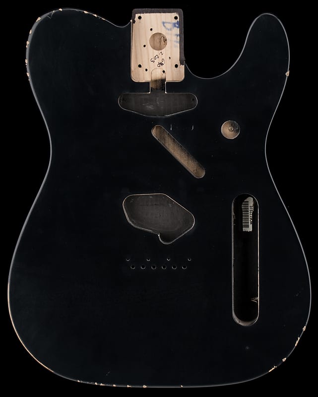 Fender Road Worn 50's Telecaster SS Alder Body - Black #27610 | Reverb