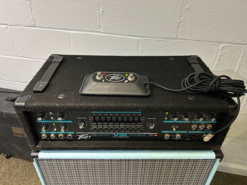 Peavey Mark VIII XP bass amp head 1994 - black carpet | Reverb